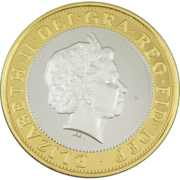 Pre-Owned 2004 UK 200th Anniversary of the Steam Locomotive £2 Proof ...