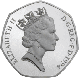 Pre-Owned UK 1944-1994 Proof Design D-Day 50p Silver Coin - VAT Free ...