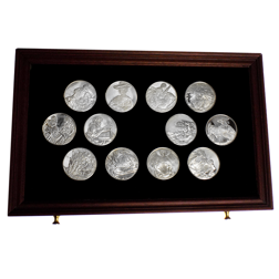 Pre-Owned 1972 - 1976 UK Rembrandt 50 Silver Proof Coin Collection ...