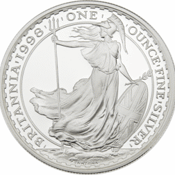 Pre-Owned 1998 UK Britannia 1oz Proof Silver Coin - VAT Free | Out Of ...