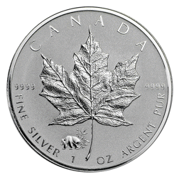 Pre-Owned 2017 Canadian Maple Panda Privy 1oz Silver Coin - VAT Free ...