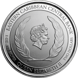 Pre-Owned 2018 St. Lucia Pink Flamingo 1oz Silver Coin - VAT Free | Out ...