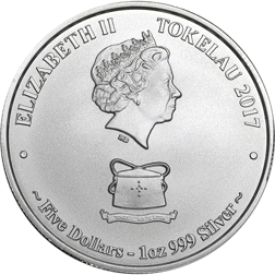 Pre-Owned 2017 Tokelau Barracuda 1oz Silver Coin - VAT Free | Out Of ...