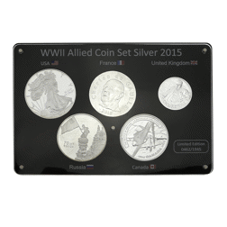 Pre-Owned 2015 WWII Allied Silver Coin Set - VAT Free | Out Of Stock ...