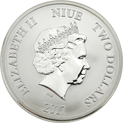 Pre-Owned 2017 Nuie Year of the Rooster 1oz Silver Coin - VAT Free ...