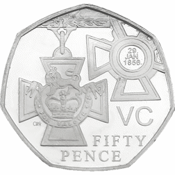 Pre-Owned 2006 UK Victoria Cross 50p Proof Design Silver Coin - VAT ...
