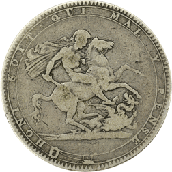 Pre-Owned 1819 UK George III Silver Crown Coin - VAT Free | Out Of ...
