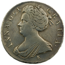 Pre-Owned 1707 Queen Anne Edinburgh Mint Crown Silver Coin - VAT Free | Out Of Stock | Atkinsons ...