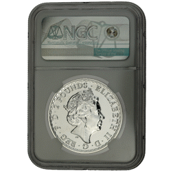 Pre-Owned 2018 UK Britannia 1oz Silver Coin - NGC Graded Gem ...