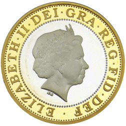 Pre-Owned 2014 UK 500th Anniversary Trinity House £2 Proof Design ...