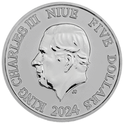 Pre-Owned 2024 Niue Hawksbill Turtle 2oz Silver Coin - VAT Free | Pre-Owned | Atkinsons Bullion