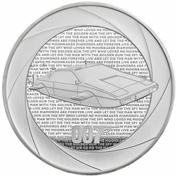 Pre-Owned 2023 UK 007 James Bond of the 1970s 5oz Proof Silver Coin ...