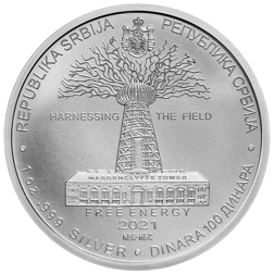 Pre-Owned 2021 Serbia Nikola Tesla 1oz Silver Coin - VAT Free | Pre ...