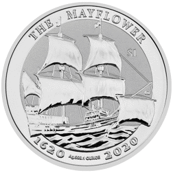 Pre-Owned 2020 British Virgin Islands Mayflower 1oz Silver Coin - VAT ...