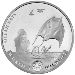 Pre-Owned 2023 Congo Ocean Rays 1oz Silver Coin - VAT Free | Out Of ...