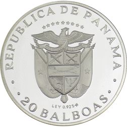 Pre-Owned 1974 Panama 20 Balboas Proof Silver Coin - VAT Free | Out Of ...
