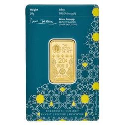 Pre-Owned Royal Mint Kaaba 20g Gold Bar | Out Of Stock | Atkinsons Bullion