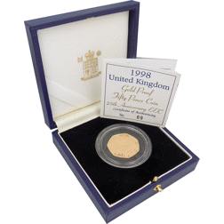 Pre-Owned 1998 UK 25th Anniversary of EEC 50p Gold Coin | Out Of Stock ...
