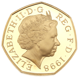 Pre-Owned 1998 UK Proof NHS 50p Gold Coin | Out Of Stock | Atkinsons ...