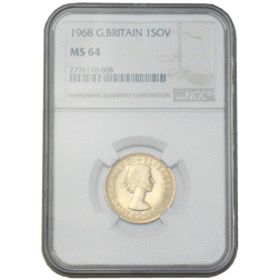 Pre-Owned 1968 UK Full Sovereign Gold Coin - NGC Graded MS 64 - 2726110 ...