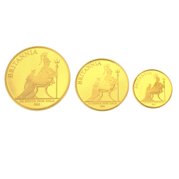 Pre-Owned 2013 UK Britannia Proof 3 Gold Coin Collection | Out Of Stock ...