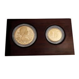 Pre-Owned 2012 UK Queen's Diamond Jubilee £5 and Double Sovereign Proof ...