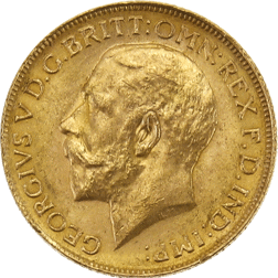 Pre-owned 1919 George V Canadian Mint Full Sovereign Gold Coin | Out Of ...