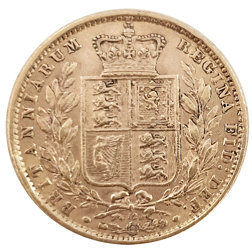 Pre-Owned 1871 London Mint DN.12 Victoria Young Head 'Shield' Full ...