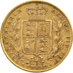 Pre-Owned 1871 London Mint DN.2 Victoria Young Head 'Shield' Full ...
