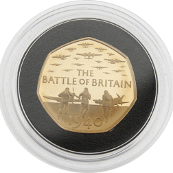 Pre-Owned 2015 UK 75th Anniversary of the Battle of Britain 50p Gold ...