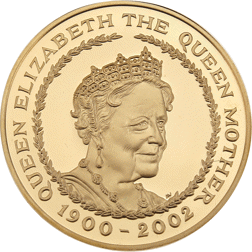 Pre-Owned 1900-2002 Queen Mother Memorial Proof Design Quintuple ...