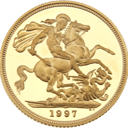 Pre-Owned 1997 UK Full Sovereign Proof Design Gold Coin | Out Of Stock ...