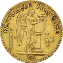 Pre-Owned 1849 French 20 Franc Lucky Angel Gold Coin | Out Of Stock ...