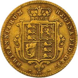 Pre-Owned 1864 London Mint DN.30 Victorian 'Shield' Half Sovereign Gold ...