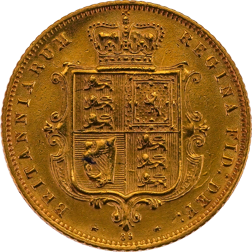 Pre-Owned 1873 London Mint DN.89 Victorian 'Shield' Half Sovereign Gold ...