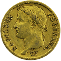 Pre-Owned 1811 French 20 Franc Napoleon Gold Coin | Out Of Stock ...