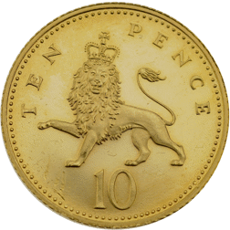 Pre-Owned 2002 UK 10p Proof Design Gold Coin | Out Of Stock | Atkinsons ...