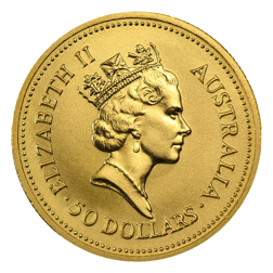 Pre-Owned 1987 Australian Nugget 1/2oz Gold Coin | Out Of Stock ...