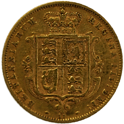 Pre-Owned 1874 London Mint DN.12 Victorian 'Shield' Half Sovereign Gold ...