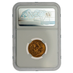 Pre-Owned 1919 Perth Mint Full Sovereign Gold Coin NGC Graded MS63 ...