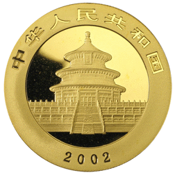 Pre-Owned 2002 Chinese Panda 1oz Gold Coin | Out Of Stock | Atkinsons ...