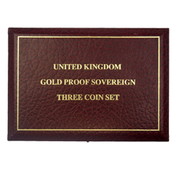 Pre-Owned 1992 UK Double, Full, and Half Sovereign Proof Gold 3-Coin ...