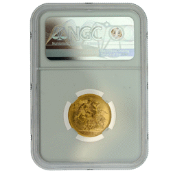 Pre-Owned 1904 Melbourne Mint Full Sovereign Gold Coin NGC Graded AU 55 ...