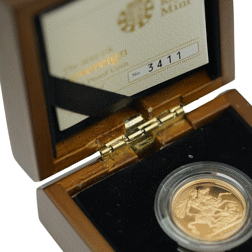 Pre-Owned 2010 UK Full Sovereign Proof Gold Coin - Damaged Box | Out Of ...