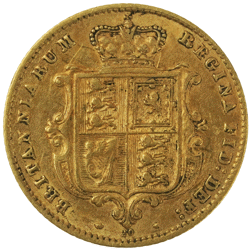 Pre-Owned 1867 London Mint DN.20 Victorian 'Shield' Half Sovereign Gold ...