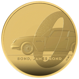 Pre-Owned 2020 The Royal Mint 007 'Bond, James Bond' 1oz Proof Gold ...