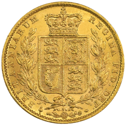 Pre-Owned 1871 London Mint DN.34 Victoria Young Head 'Shield' Full ...