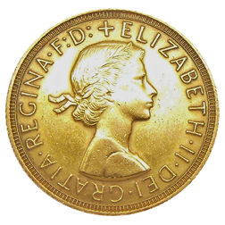 Pre-Owned 1957 UK Elizabeth II Full Sovereign Gold Coin | Out Of Stock ...