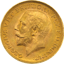 Pre-Owned 1926 South African Mint George V Full Sovereign Gold Coin ...