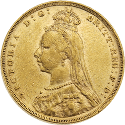 Pre-Owned 1891 London Mint Victoria Jubilee Head Full Sovereign Gold ...